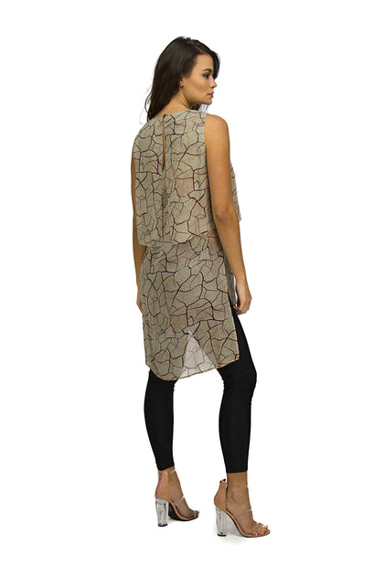 ATHENA TUNIC - LAKEBED – ACID NYC